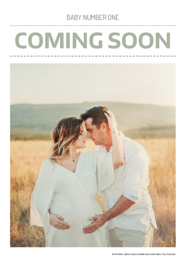 Make your own newspaper birth announcement | Happiedays